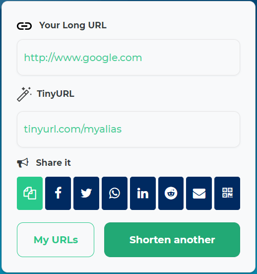 Can I Create A TinyURL With An Alias TinyURL